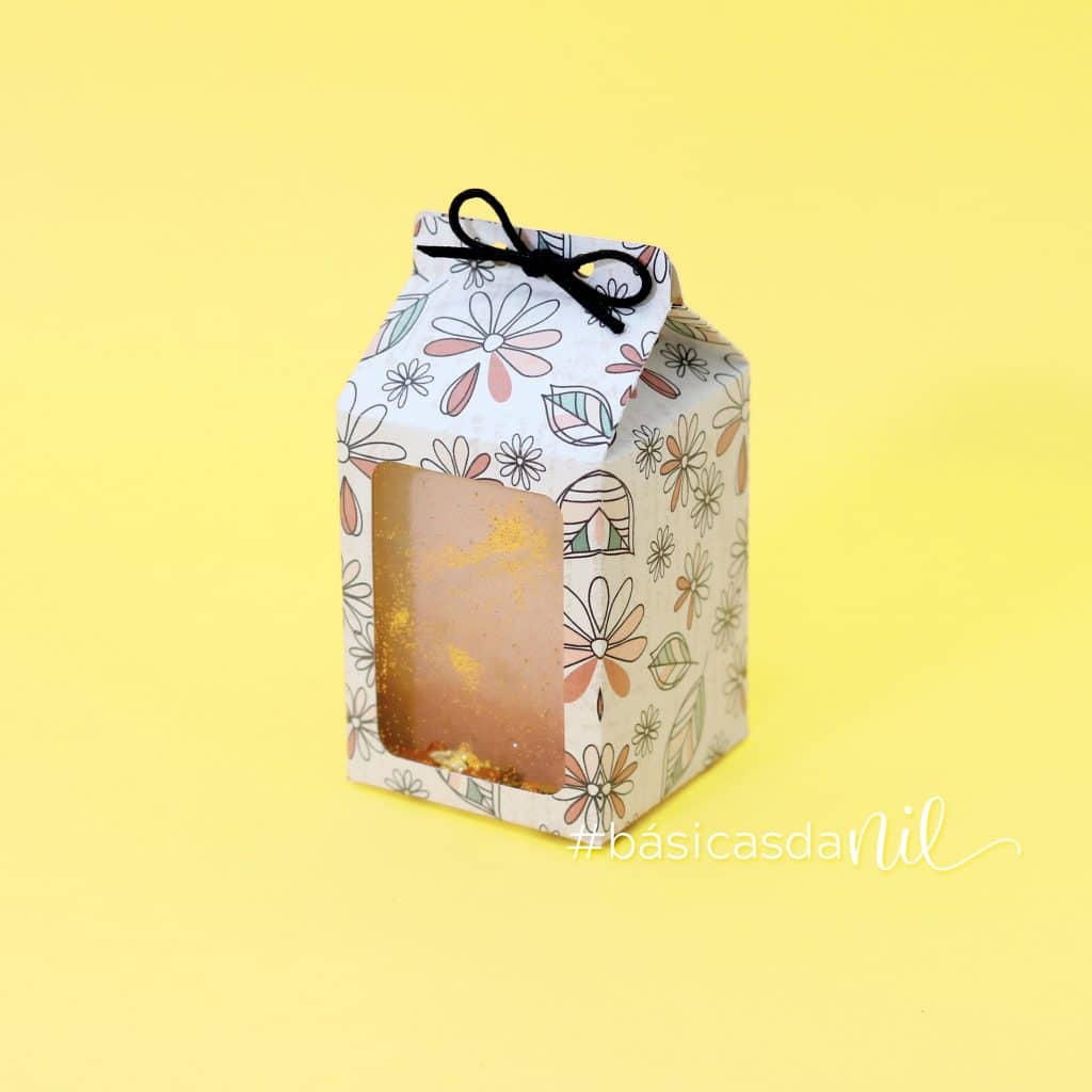Kit de Caixas Milk com Visor - Nilmara Quintela Paper Designer