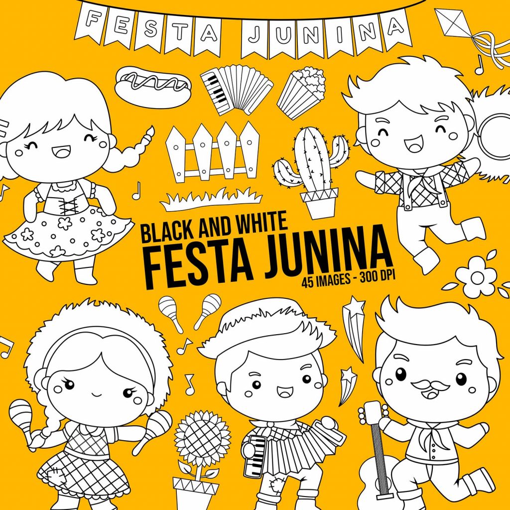 Clipart Festa Junina - Nilmara Quintela Paper Designer