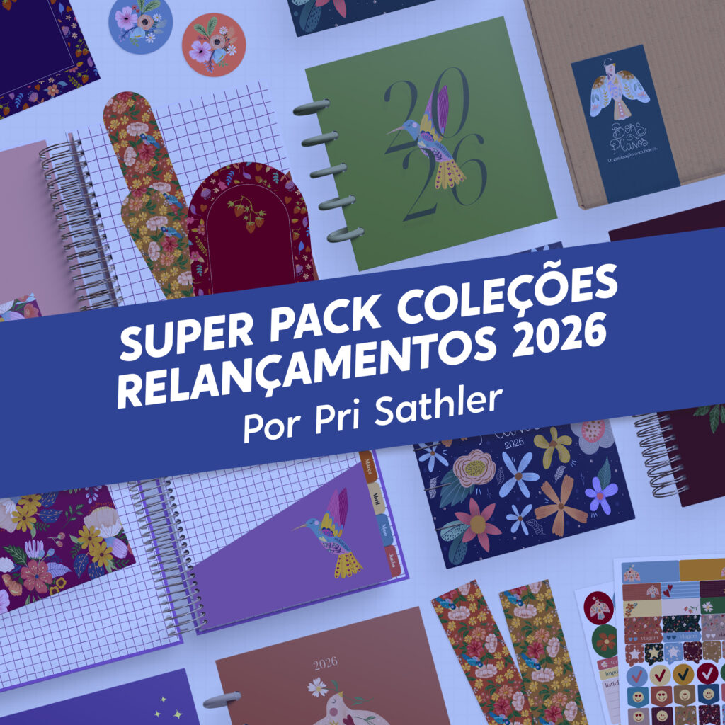 SUPER PACK de Coleções 2026 | Pri Sathler - Nilmara Quintela Paper Designer